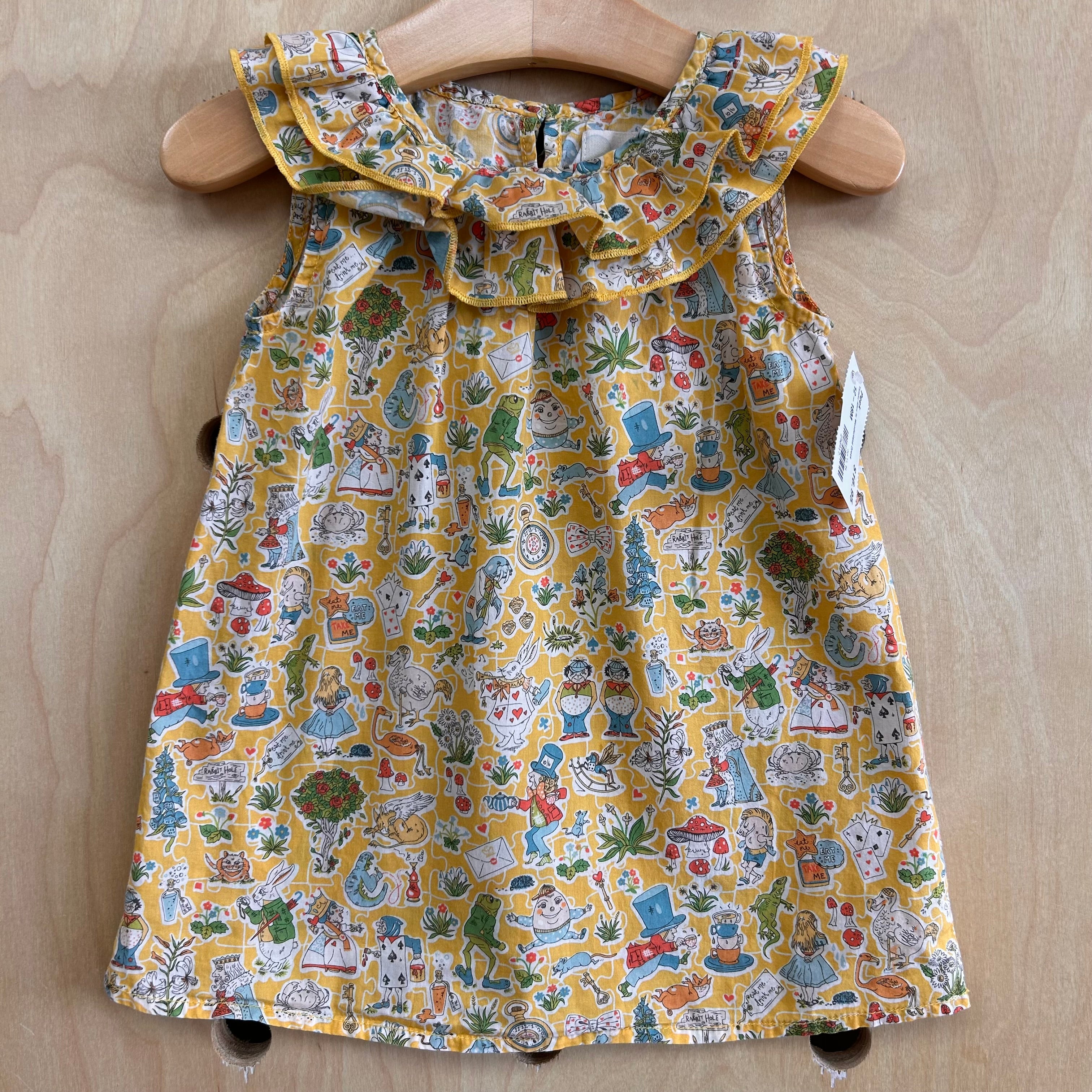 Yellow Alice in Wonderland Dress – Little Bird