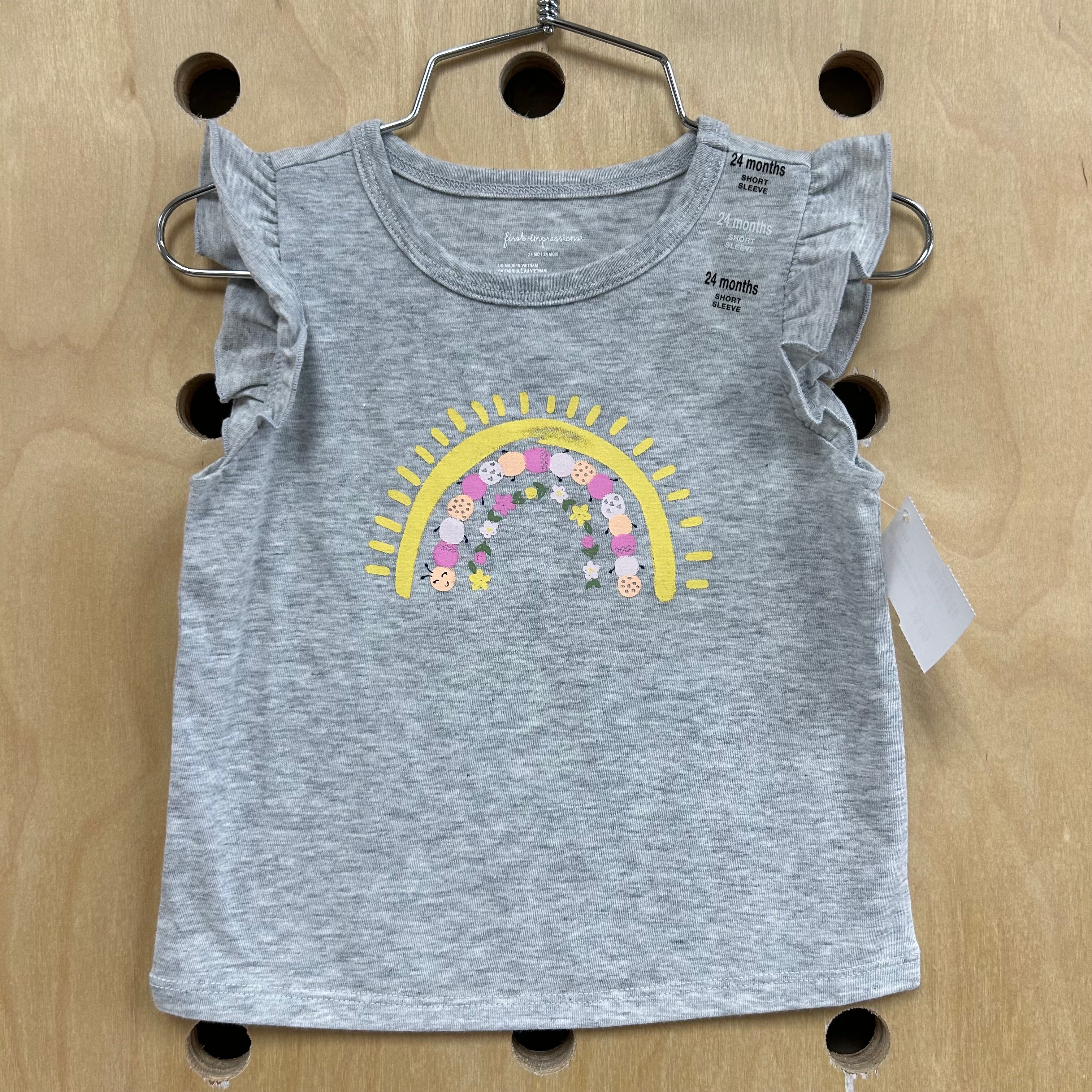 Grey Floral Rainbow Tank NEW! – Little Bird