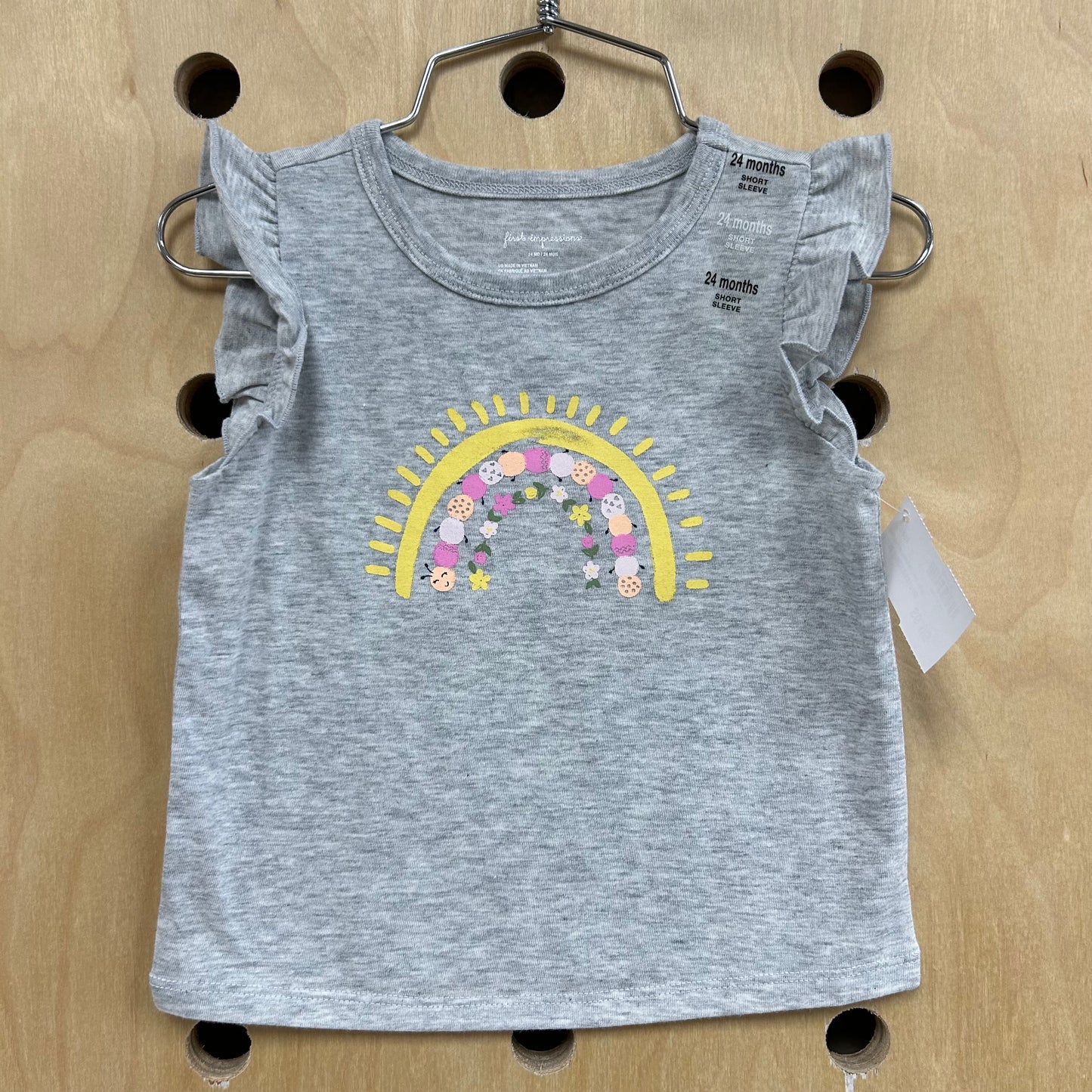 Grey Floral Rainbow Tank NEW! – Little Bird