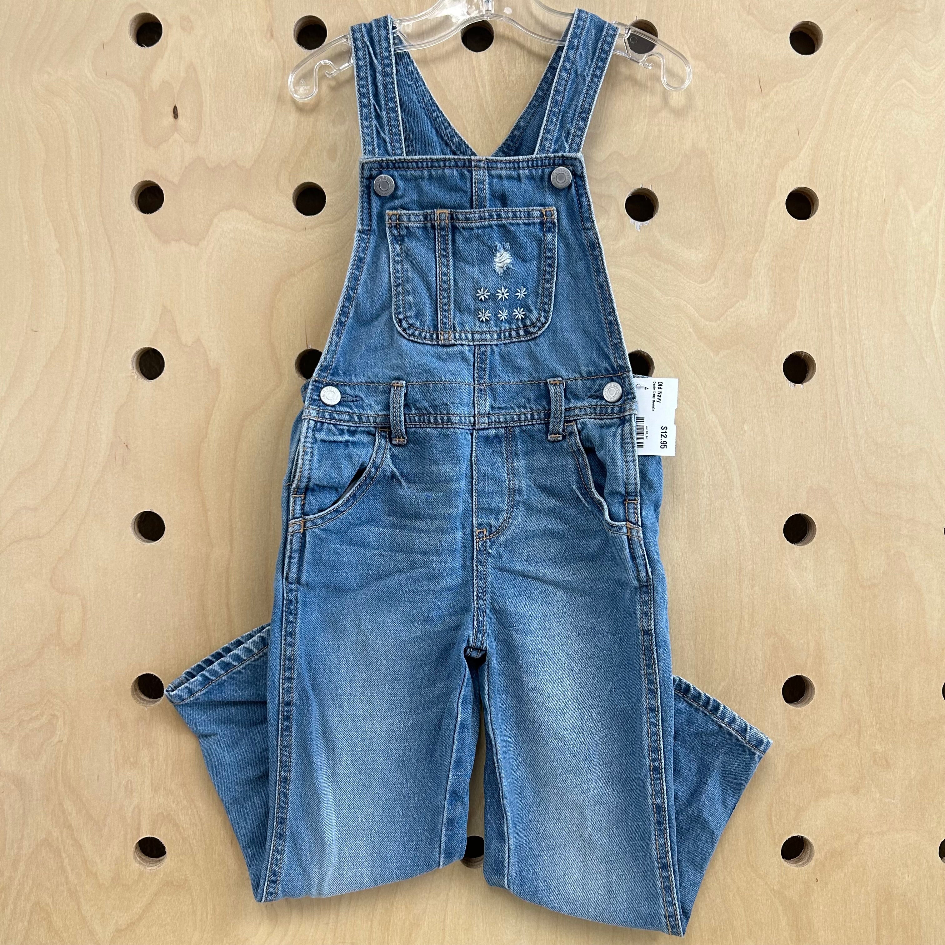Denim Daisy Overalls – Little Bird