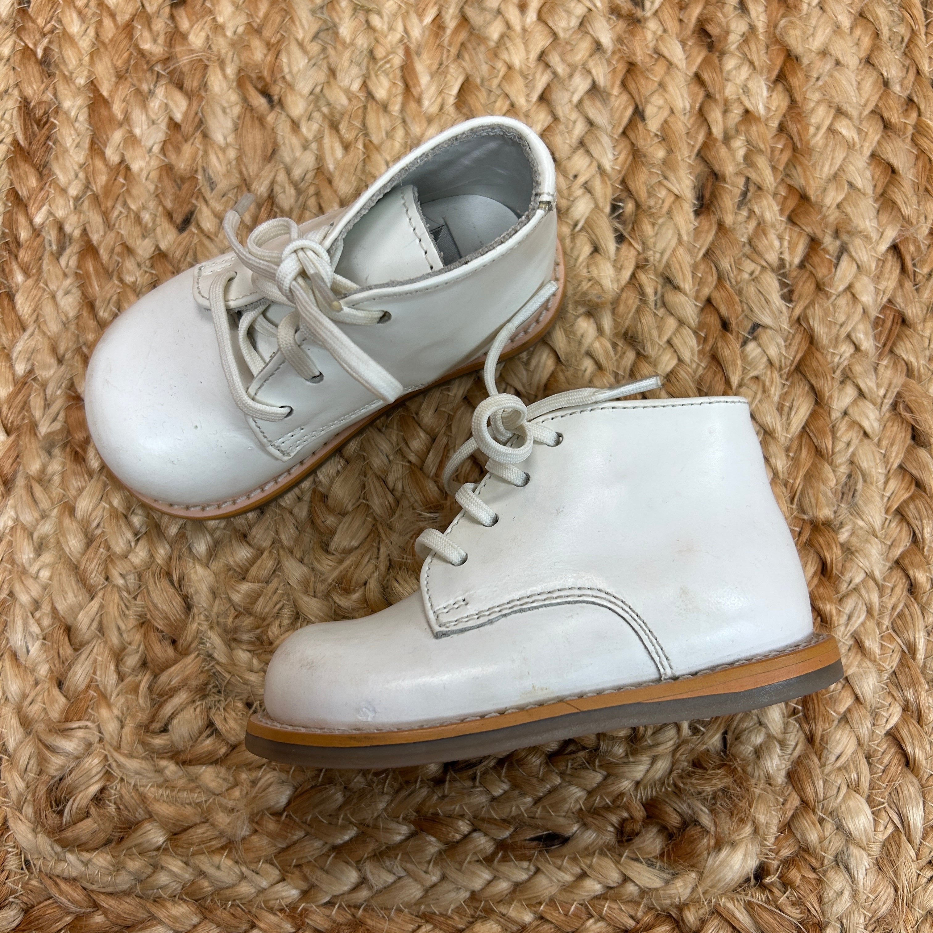White Leather Dress Shoes – Little Bird