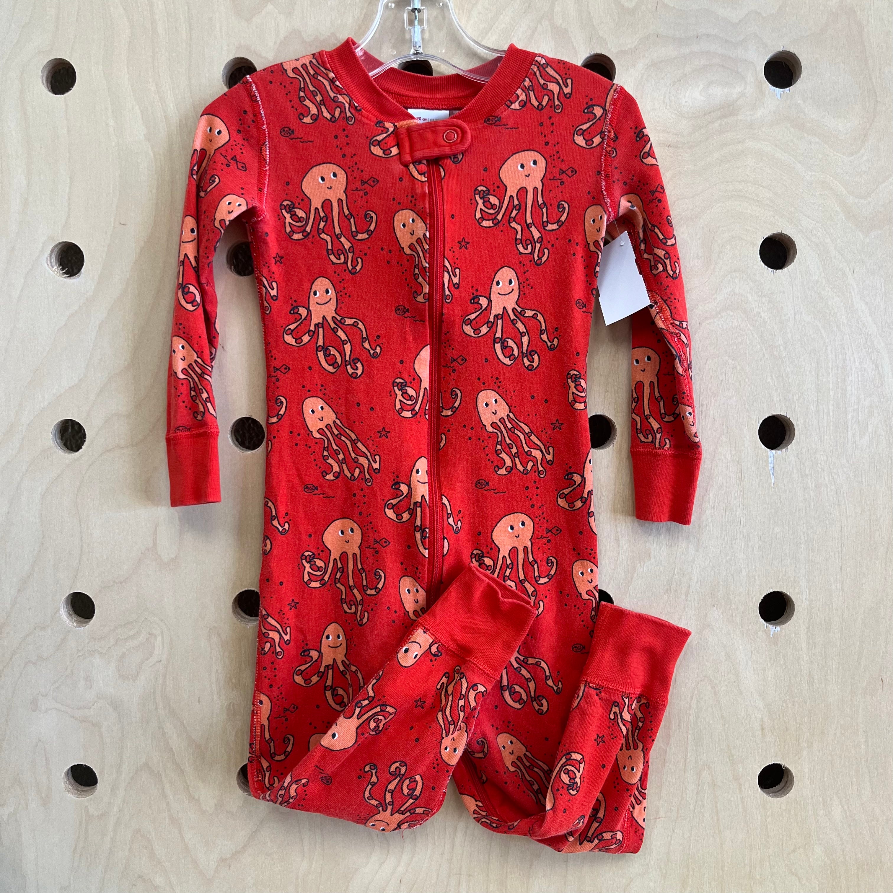 Red Octopus Zippy Pajamas – Little Bird