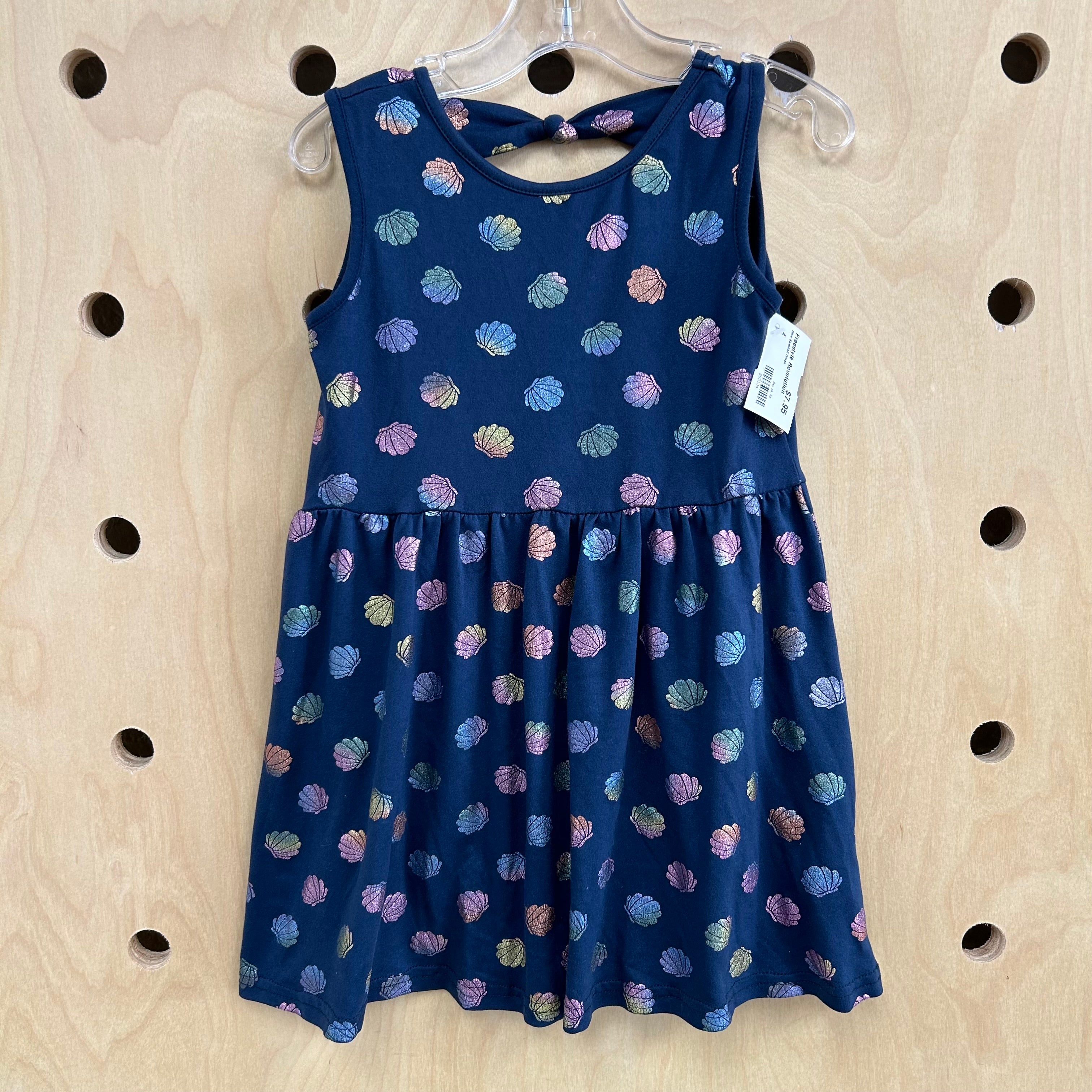 Blue Seashell Dress – Little Bird