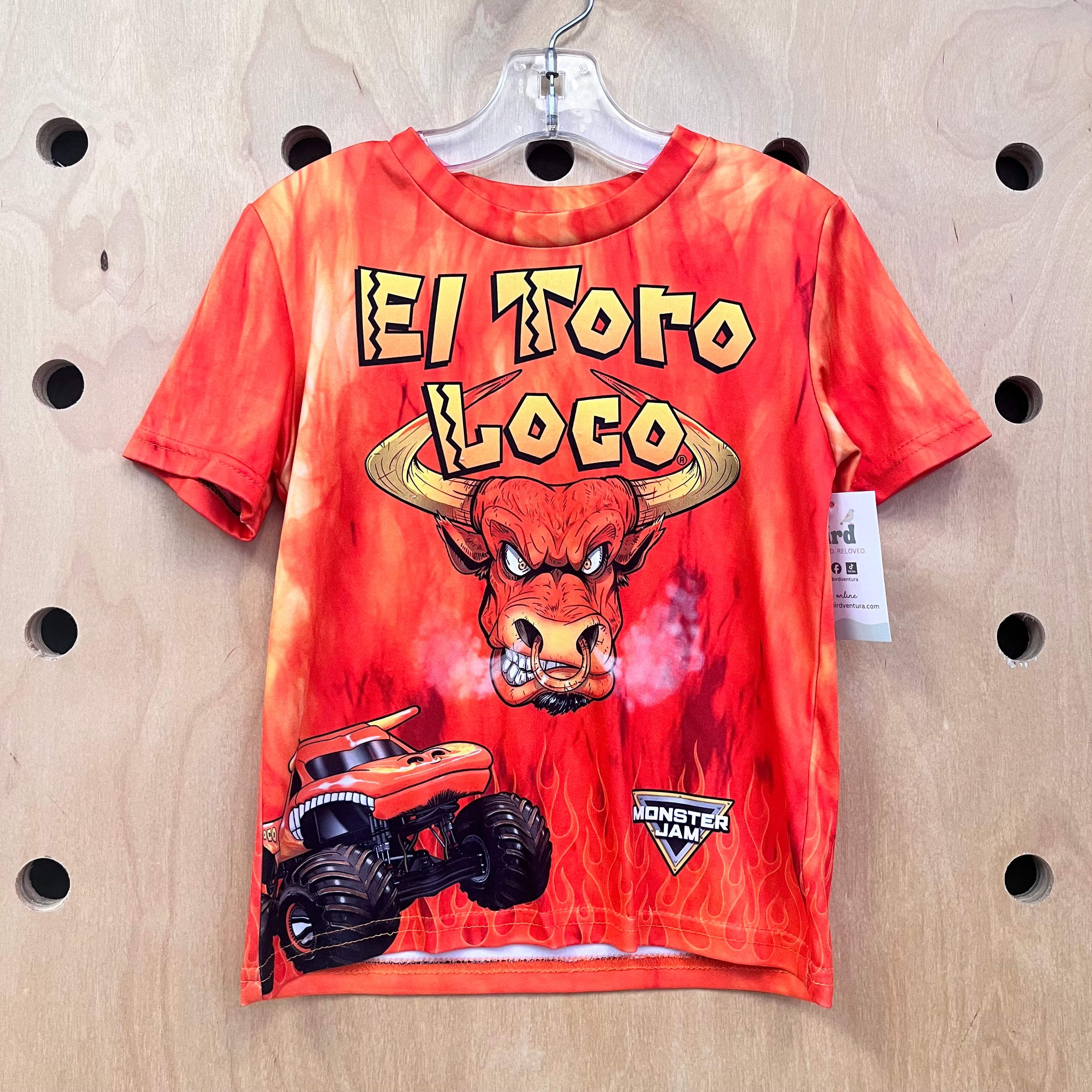Orange 'El Toro Loco' Truck Tee – Little Bird