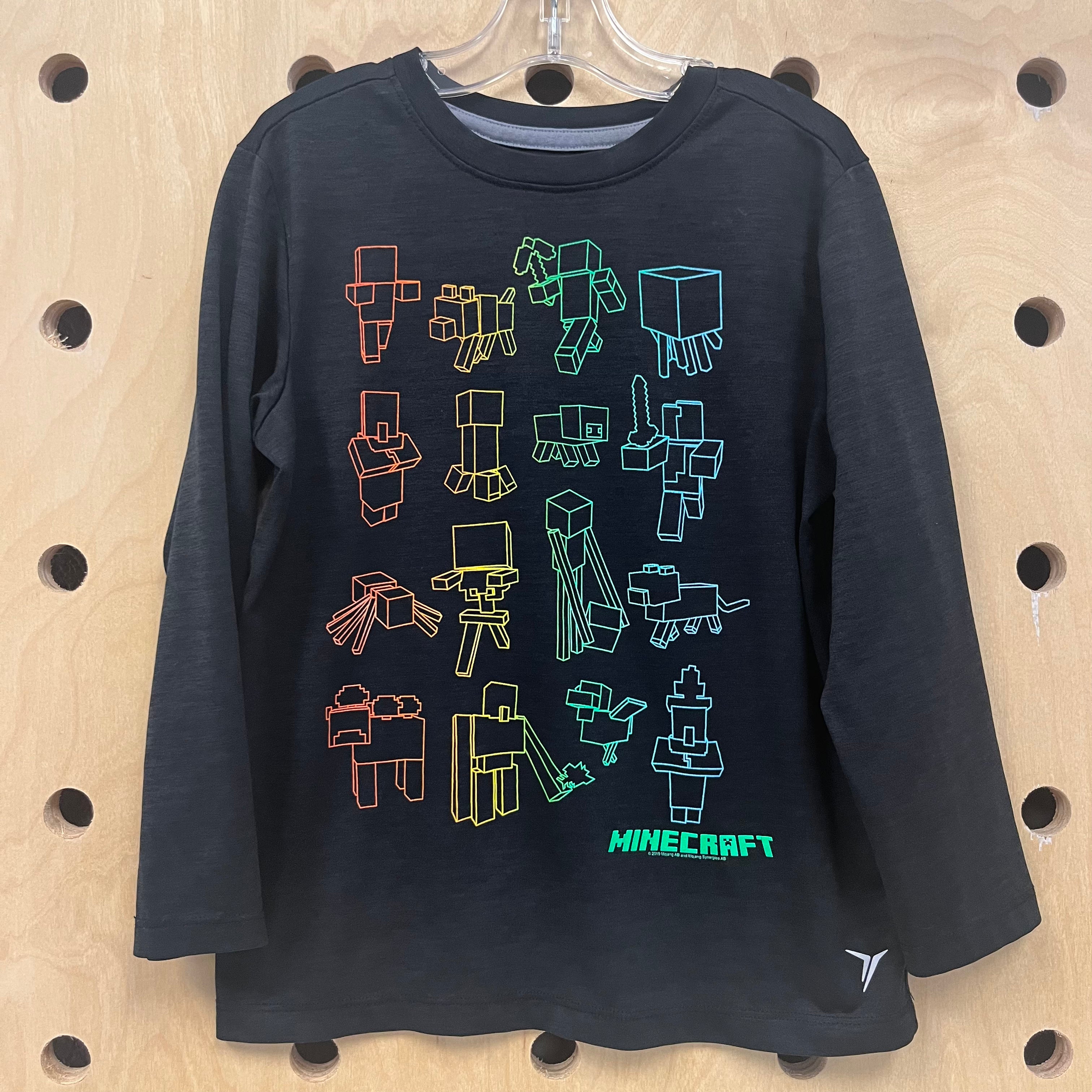 Minecraft Grey Long Sleeve Active – Little Bird