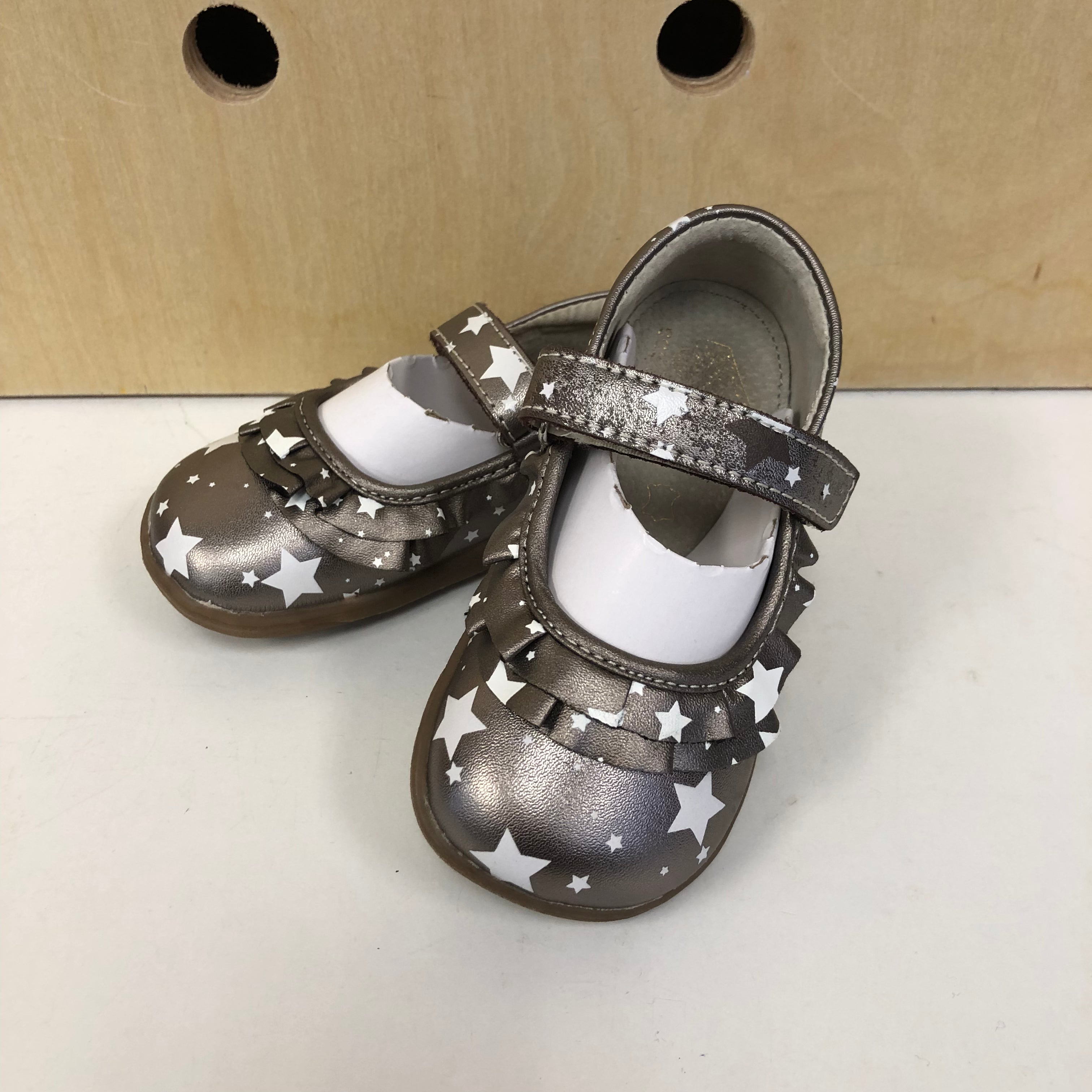 Pewter Metallic Belle Shoes – Little Bird