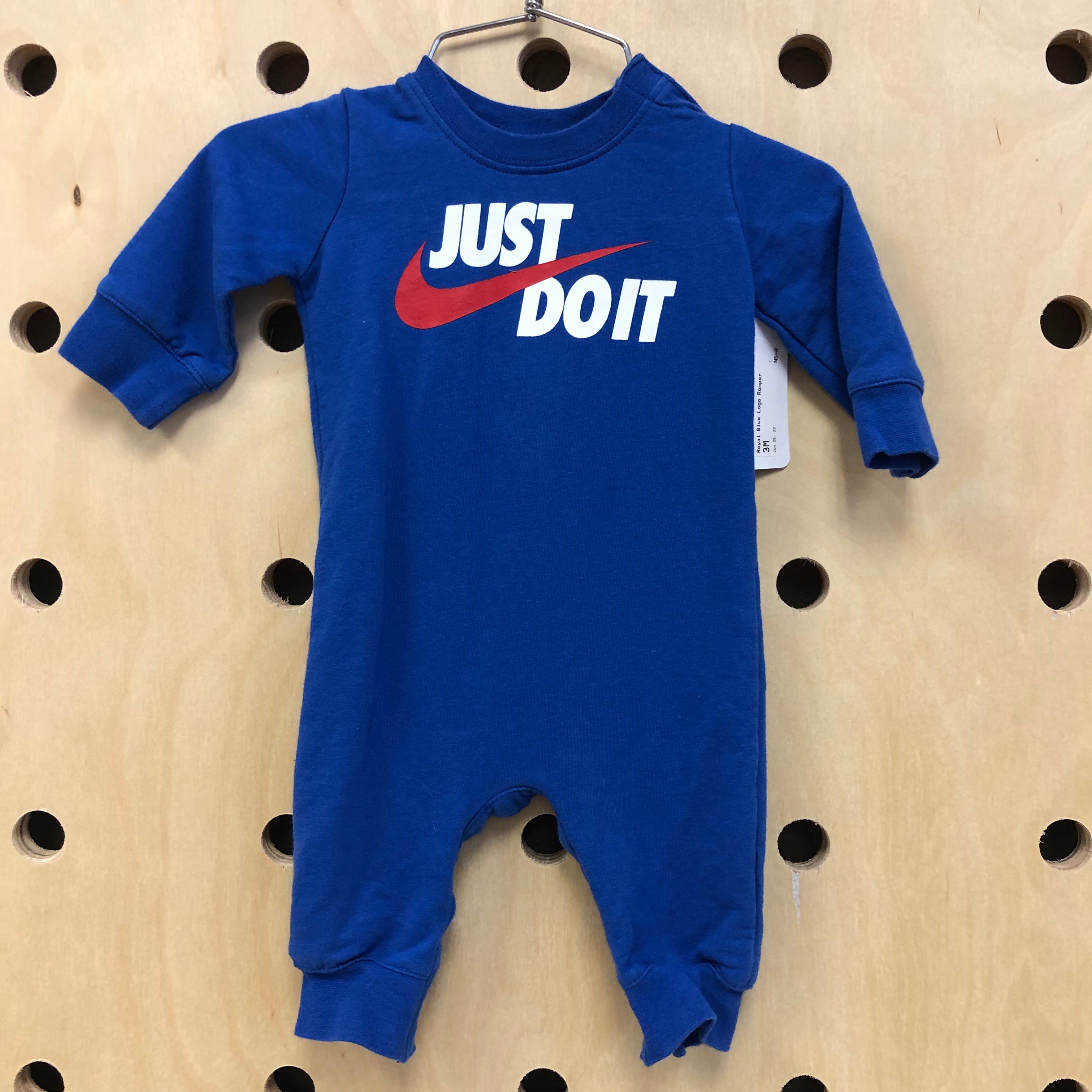 Royal Blue Logo Romper – Little Bird
