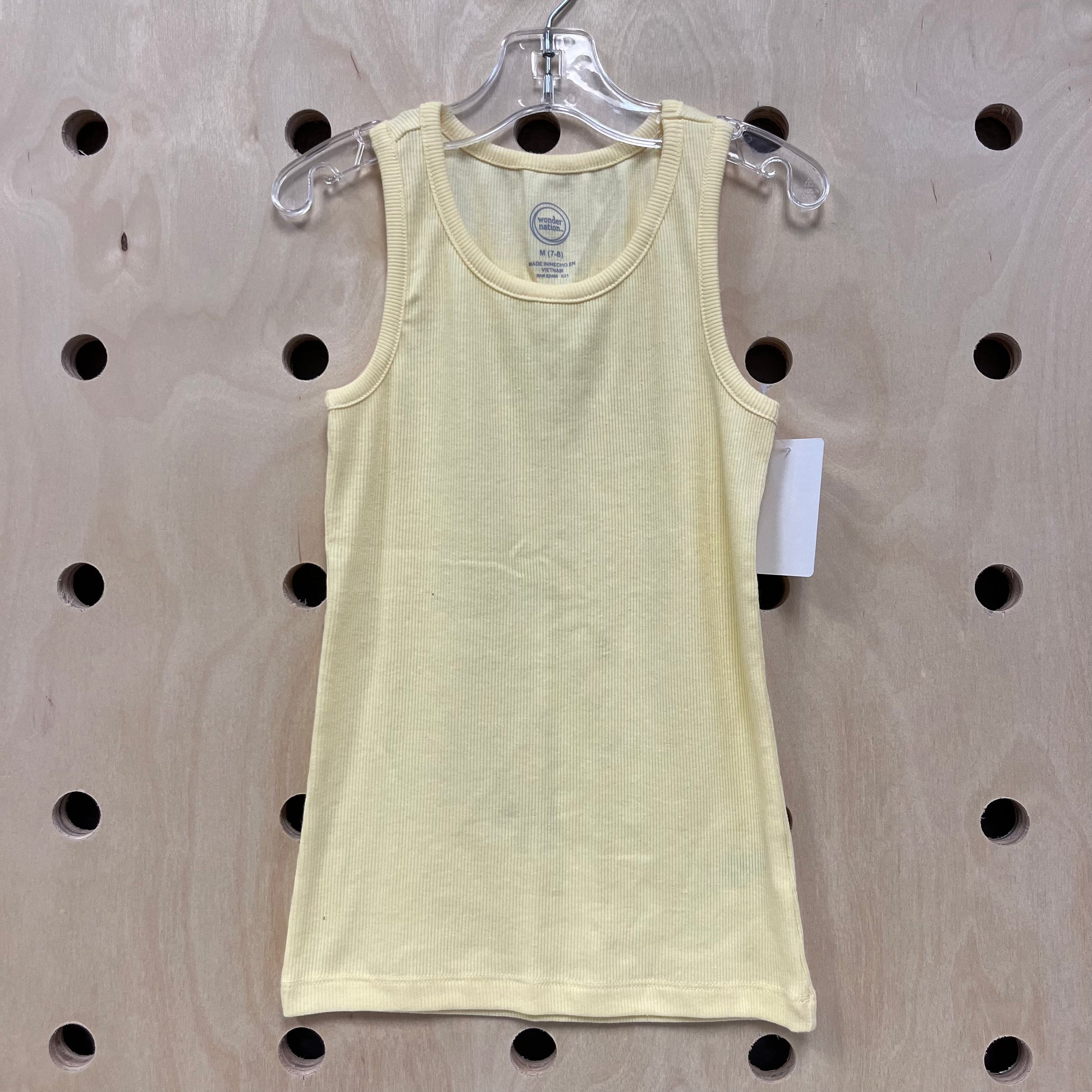 Yellow Ribbed Tank – Little Bird