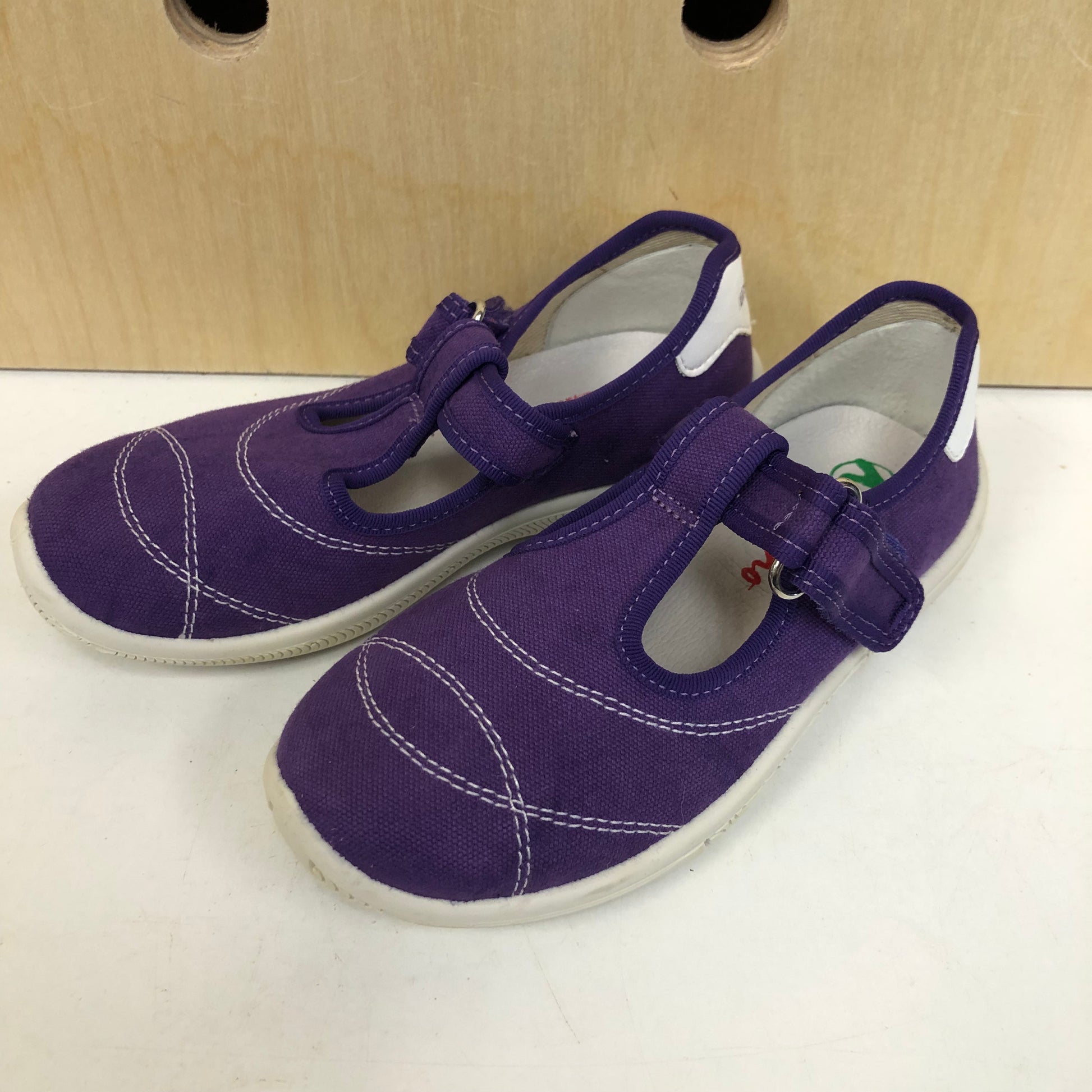 Purple Velcro Shoes – Little Bird