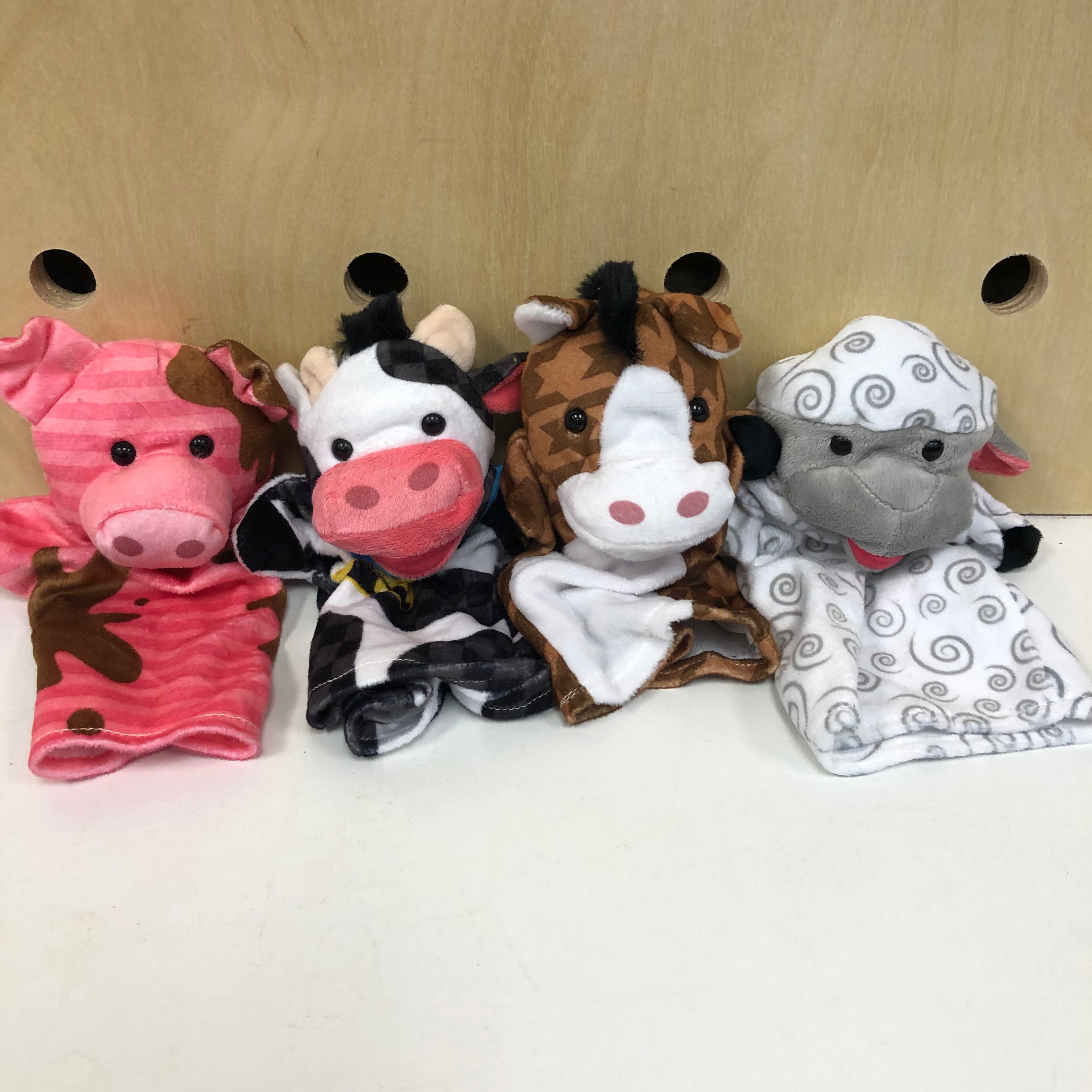 Soft Farm Animal Hand Puppets – Little Bird